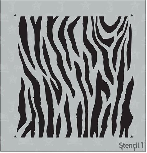 Zebra Stripe Stencil 89 00280 R Zebra Print Stencil