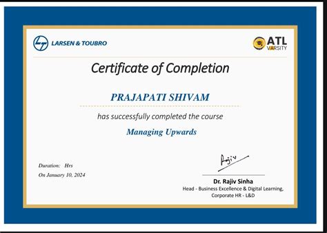 Shivam Prajapati On Linkedin I Embarked On The Journey To Earn My