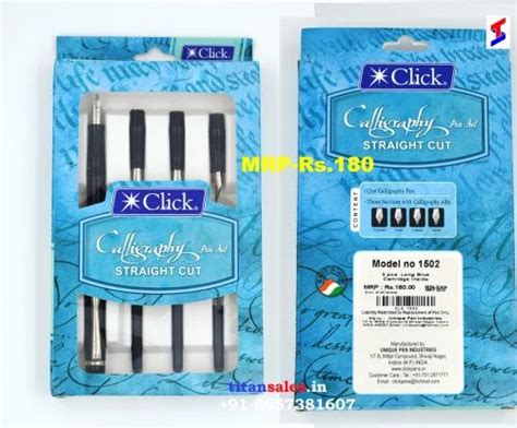 Click Calligraphy Pen Set Straight Cut Nib At ₹ 180 Piece In Mumbai Id 2849179642948