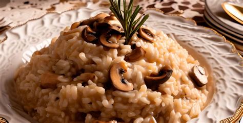 Receta Gourmet de Risotto de Champiñones MANDOLINA
