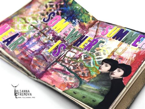 Handmade By Yulianna Art Journal Sun