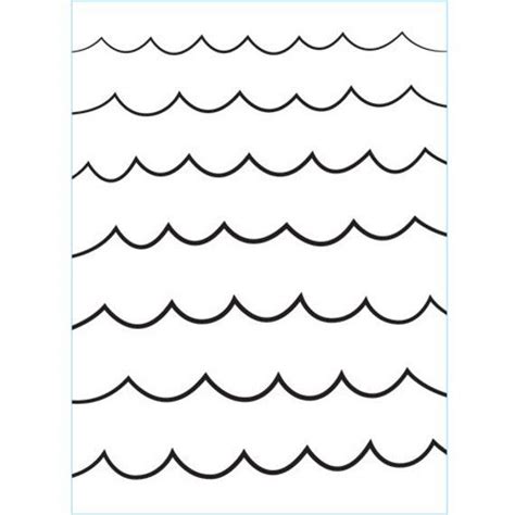 Abstract Black And White Waves Pattern