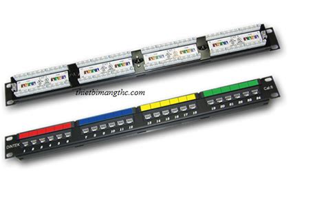 Patch Panel Dintek Cat 6 24 Port P N 1402 04011 Patch Panel 24 Port Dintek CAT 6 19 Inch