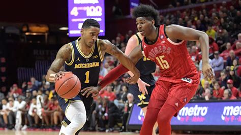 Michigan Basketball 77 Rutgers Scarlet Knights 65 Photos