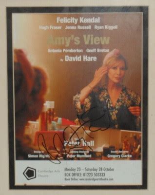 Autographed Felicity Kendal Flyer The Good Life Rosemary And Thyme Amy
