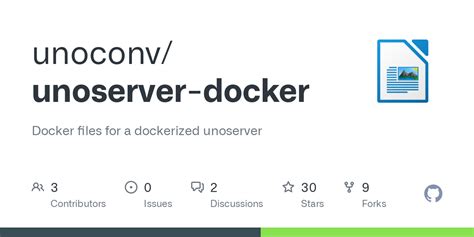 Github Unoconv Unoserver Docker Docker Files For A Dockerized Unoserver