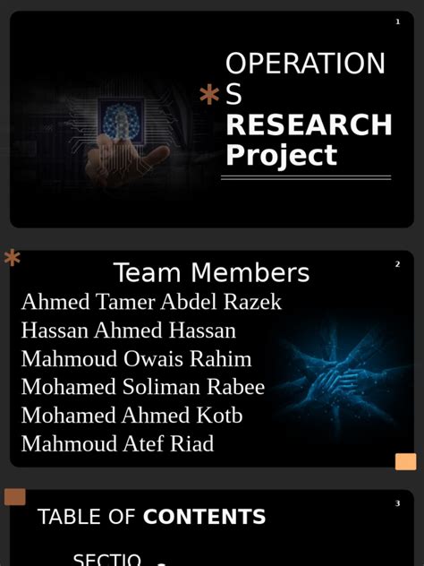 Operations Research Project Pdf Mathematical Optimization