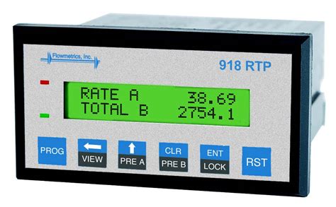 Two Separate Ratemeters Totalizers With Two Line Lcd Display Srp