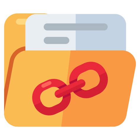 Linked Folder Linked Document Doc Archive Binder Icon Download On