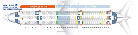 Seat Map Boeing 777 200 United Airlines Best Seats In Plane