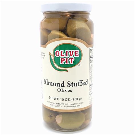 Olive Pit Almond Stuffed Olives