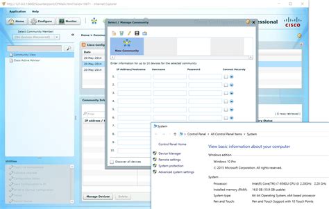 Solved Cisco Configuration Professional And Windows 10 Cisco Community