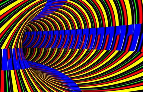 Colorful Abstract Wave Pattern With Vibrant Hues Stock Illustration