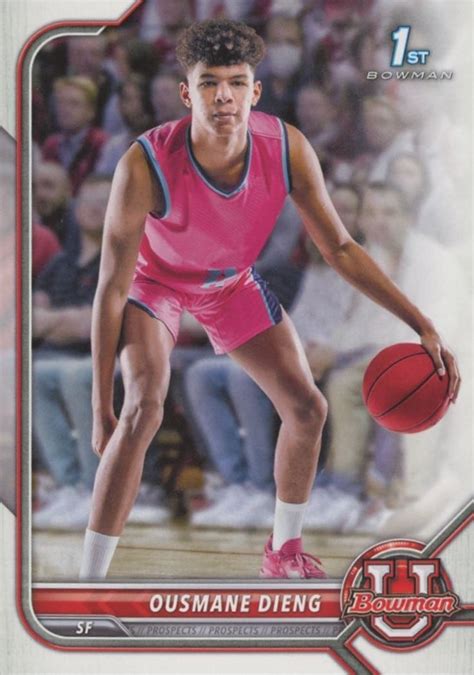 Nba Future Watch Ousmane Dieng Basketball Cards Oklahoma City Thunder