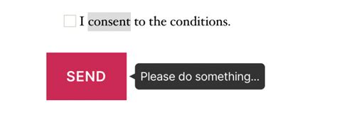 Disabled Button Tooltip Magic Tooltips For Contact Form