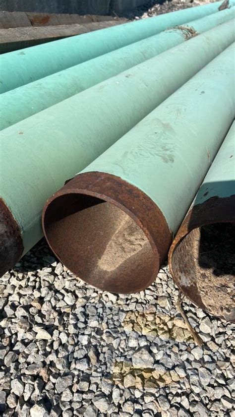 6 Heavy Steel 8 58 Pipeline Pipe Aumann Auctions Inc