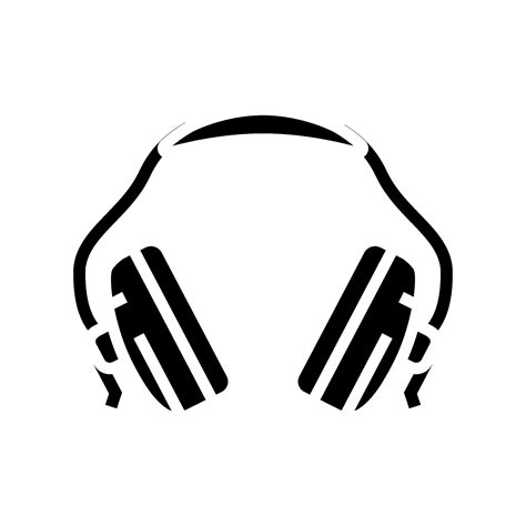 Ear Protection Audiologist Doctor Glyph Icon Vector Illustration