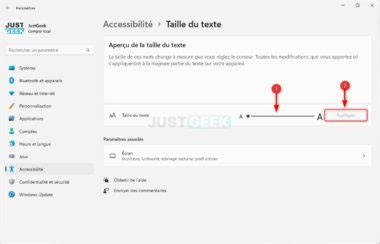 Comment Changer La Taille Du Texte Sur Windows