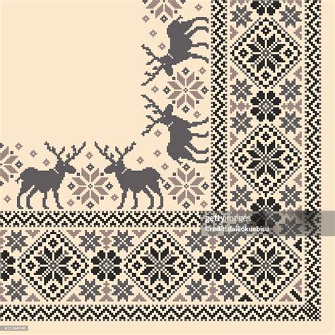 Nordic Design Scarf High Res Vector Graphic Getty Images