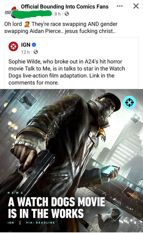 Theyre Just Inventing Things To Be Angry About Aiden Isnt The Main Character In This Movie