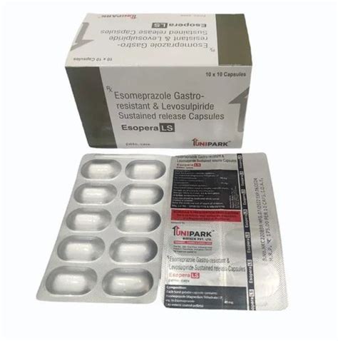 Esomeprazole Gastro Resistant And Levosulpiride Sustained Release