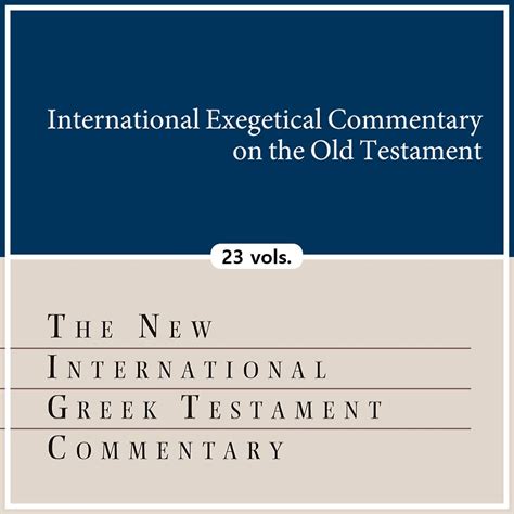 International Exegetical Commentary On The Old Testament IECOT And