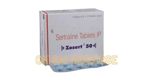 Zosert 50mg Tablets At ₹ 125 Stripe Nagpur Id 2852115090630