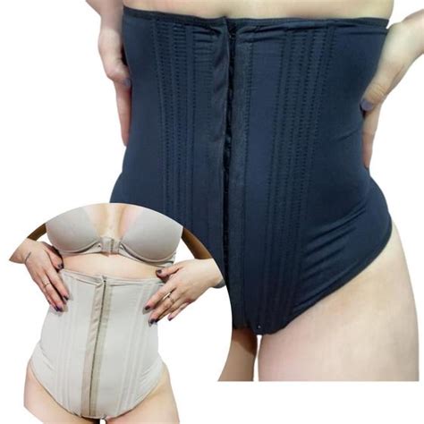 Cinta Calcinha Modeladora Barbatanas Alta Compressão Super Reforçada M Fanáticos Por