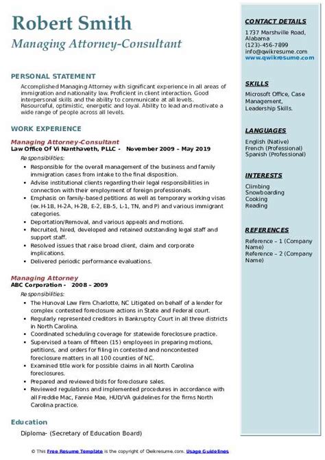 Resume Samples District Attorney Resume