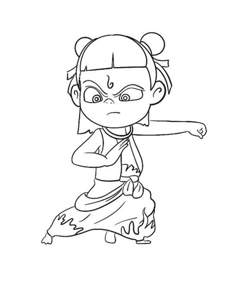 简笔画教程 简单的画个哪吒 简笔画教程 简单的画个哪吒怎么画 画趣文库（我爱生活）