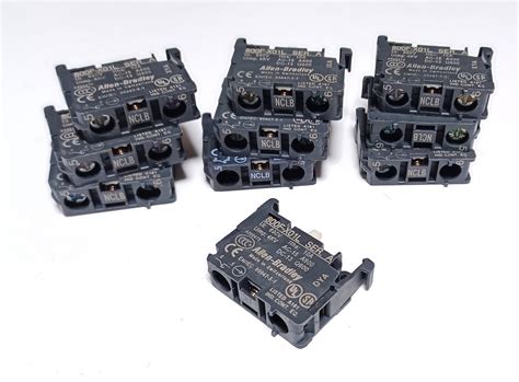 Allen Bradley 800f X01l Nclb Normally Closed Late Break Contact Blocks