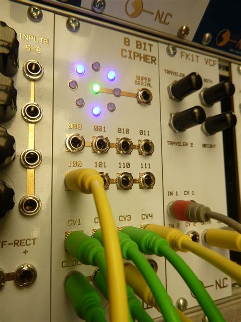 Nonlinearcircuits 8bit Cipher Panel