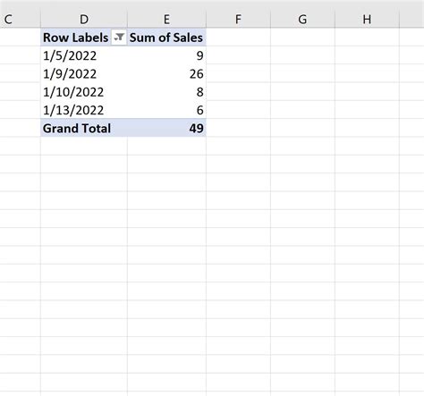 Excel How To Filter Pivot Table By Date Range