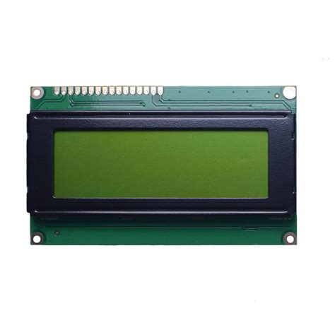 20x4 Character Lcd Module Yellowgrayblue Backlight With Mcu