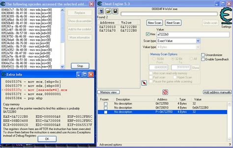 Cheat Engine View Topic Finding Base Pointer