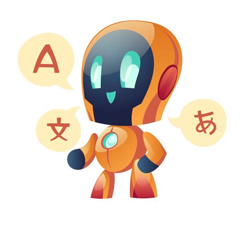 Robot Chatbot Translator Of Foreign Language 23864844 Vector Art At Vecteezy