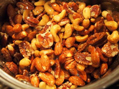 Maple Bacon Spiced Nuts Curious Little Kitchen