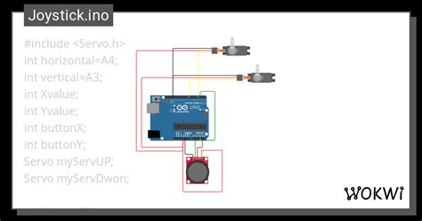 Joystick Ino Wokwi ESP32 STM32 Arduino Simulator