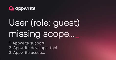 User Role Guest Missing Scope Account Via Appsmith Threads