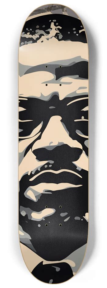 Malcom X 3 Decks Wall Series 2 8 14 Skateboard Deck By Luzgraphic