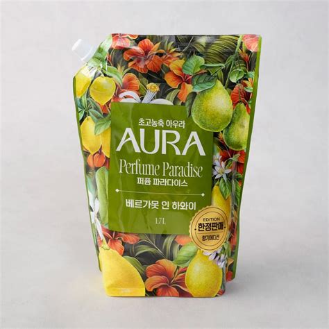 Lg Aura 퍼퓸 베르가못 섬유유연제 리필 1 7l 배민 장보기∙쇼핑