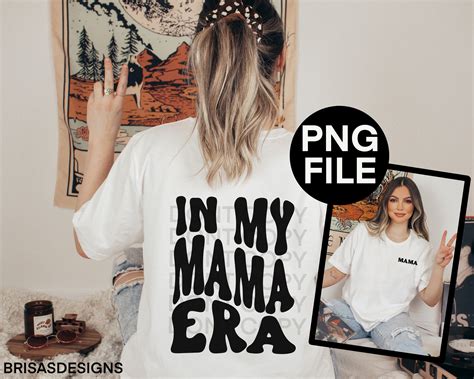 In My Mama Era Png Mom Era Png Era Png Motherhood Png in - Etsy