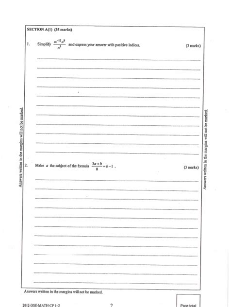 2012 Dse Maths I Eng Pdf