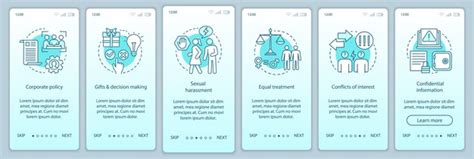 Premium Vector Csr Onboarding Mobile App Page Screen Vector Template