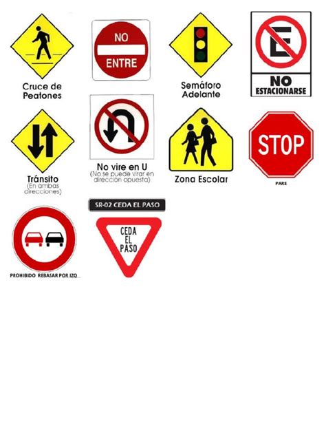 10 Señales De Transito Pdf