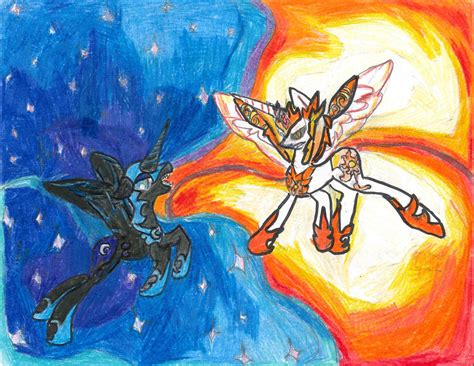 Nightmare Moon Vs Daybreaker By Breezearia On Deviantart