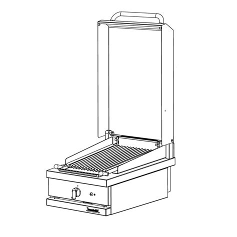 Lacanche Open Cook 400mm Wide Integrated Lava Rock Grill Hob With L Carvers Interiors