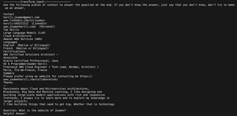 Create Context Aware Llm Chatbot Using Amazon Bedrock And Langchain