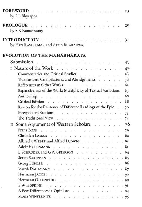 Evolution Of The Mahabharata And Other Writings On The Epic By S R