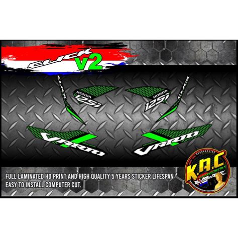 Honda Click 125i Decals Sticker Vario Shopee Philippines
